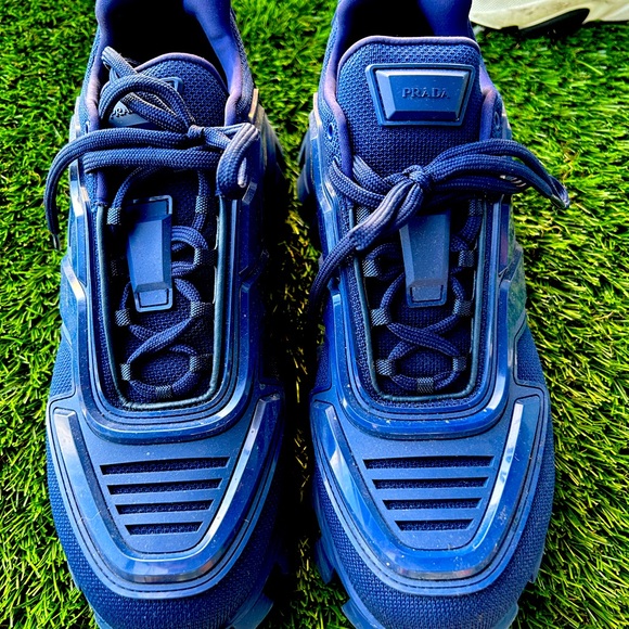 Prada | Shoes | Prada Cloudbust Thunder Blue | Poshmark